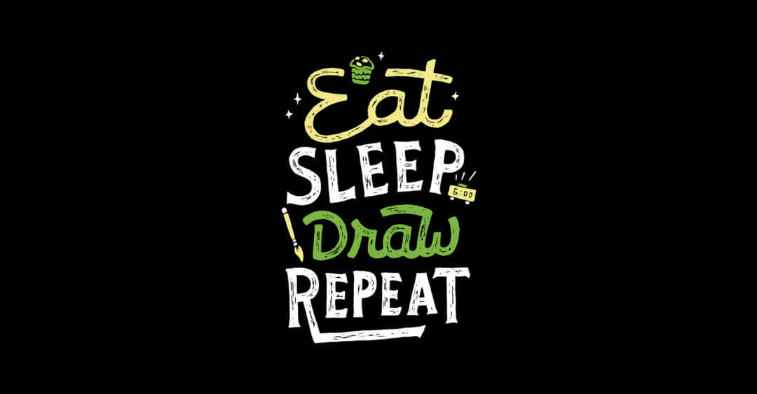 eatsleepdrawrepeat | Walli